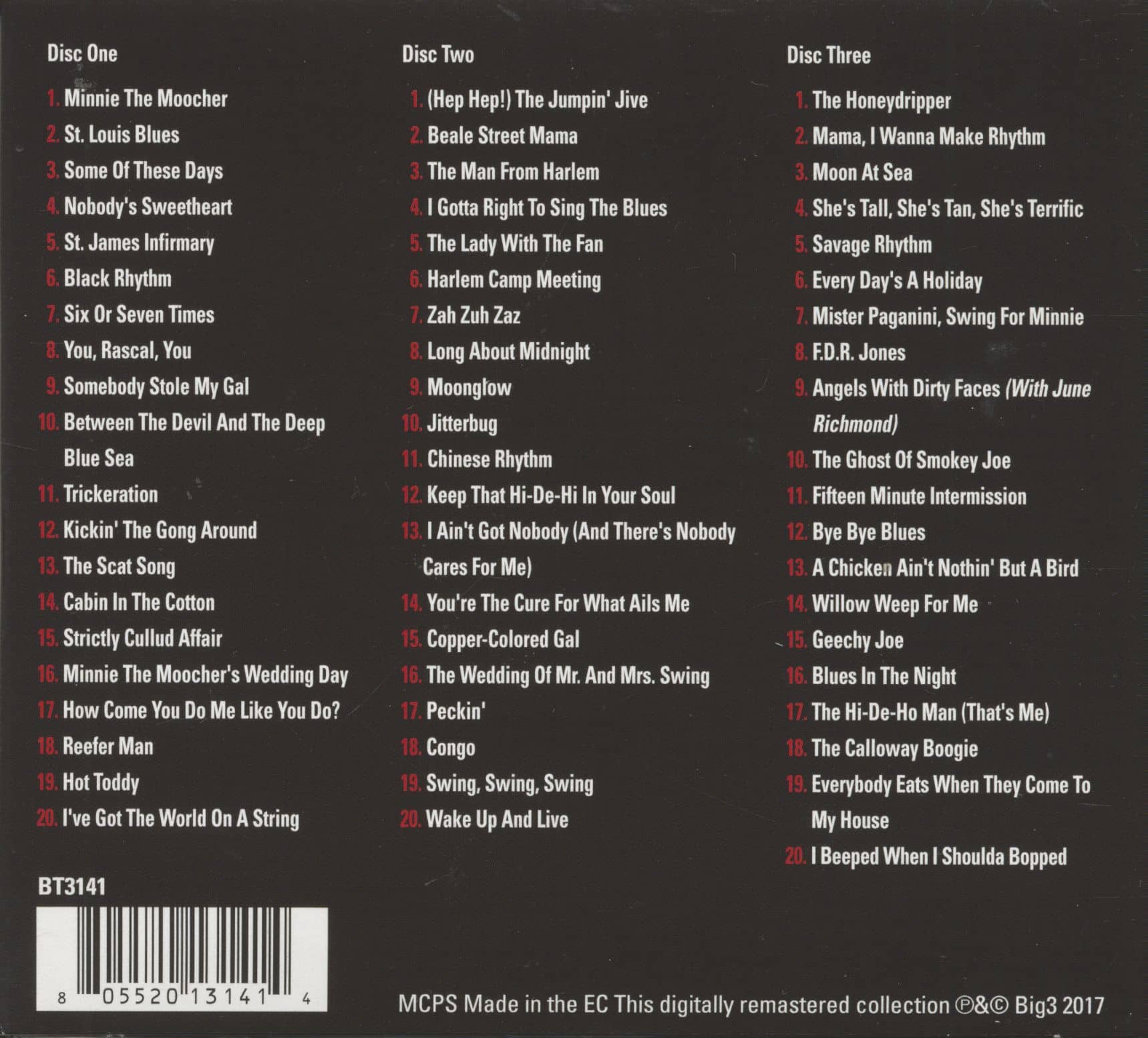 Cab Calloway CD: Absolutely Essential (3-CD) - Bear Family Records