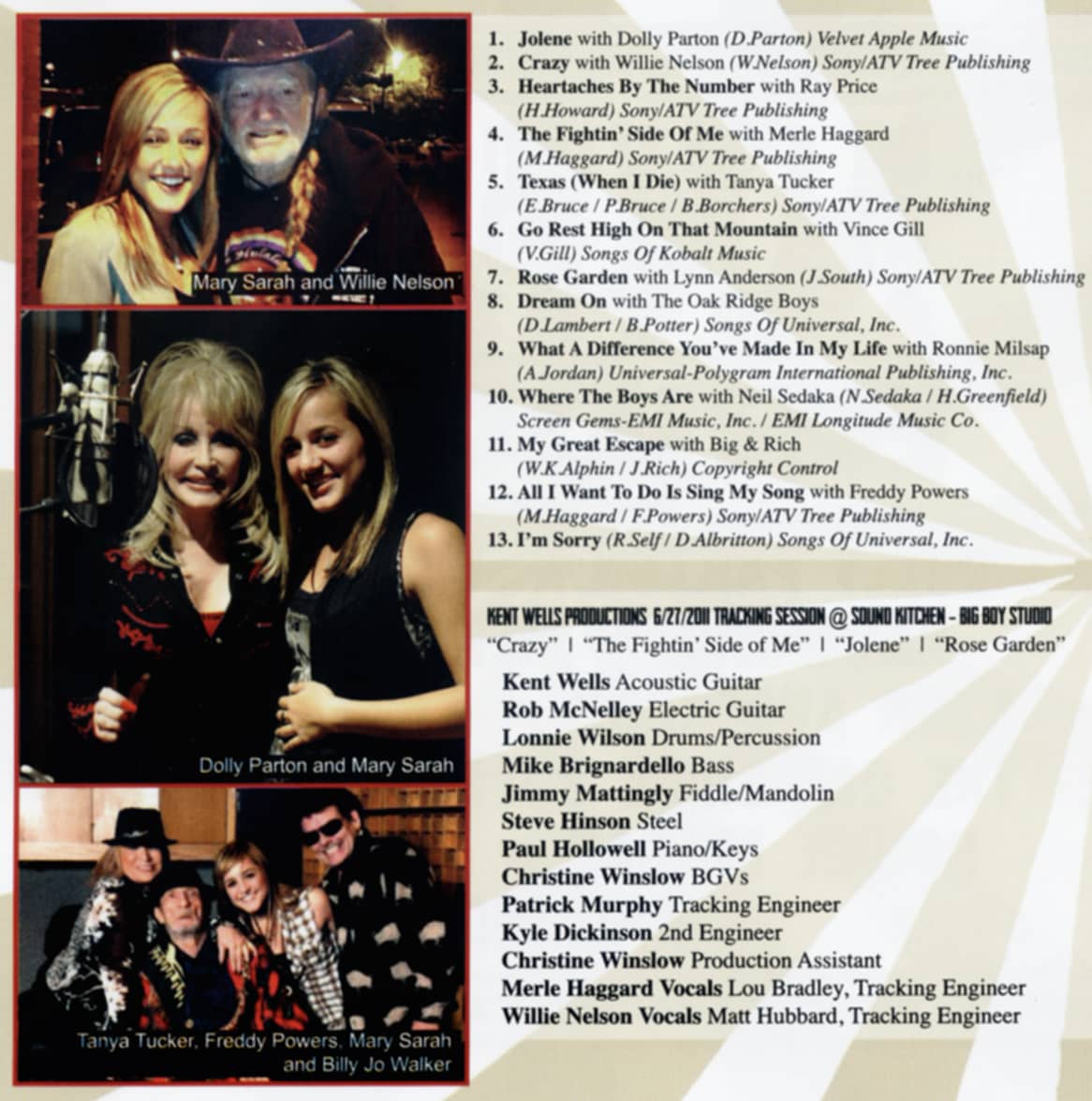 Mary Sarah CD: Bridges - Mary Sarah & Friends - Bear Family Records