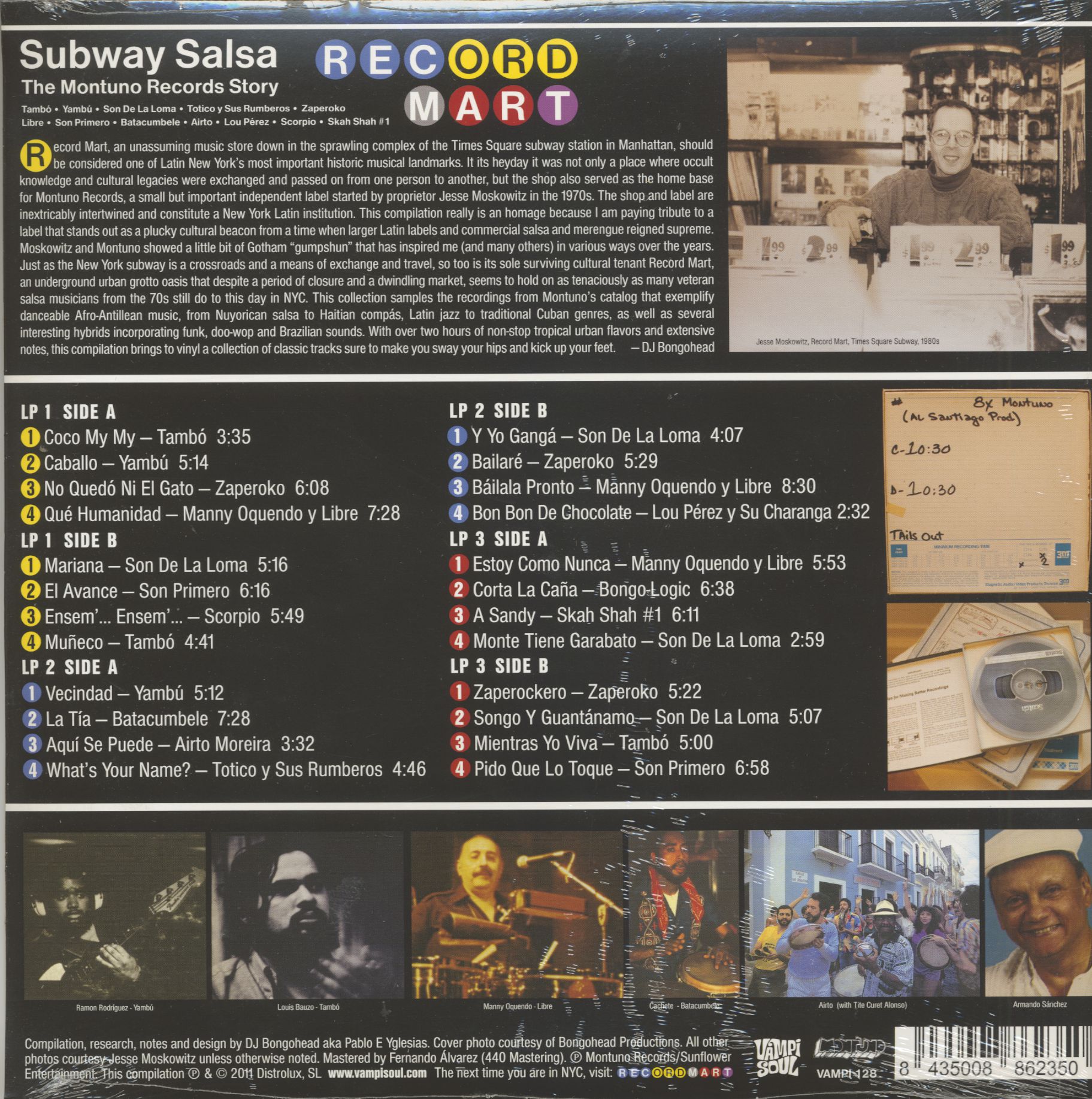 Various LP: Subway Salsa - The Montuno Records Story (3-LP) - Bear ...