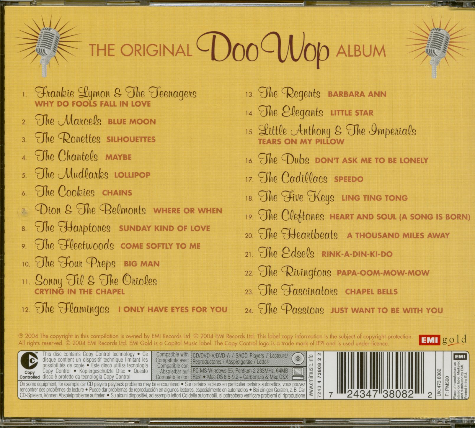 Various CD: The Original Doo Wop Album - Bear Family Records