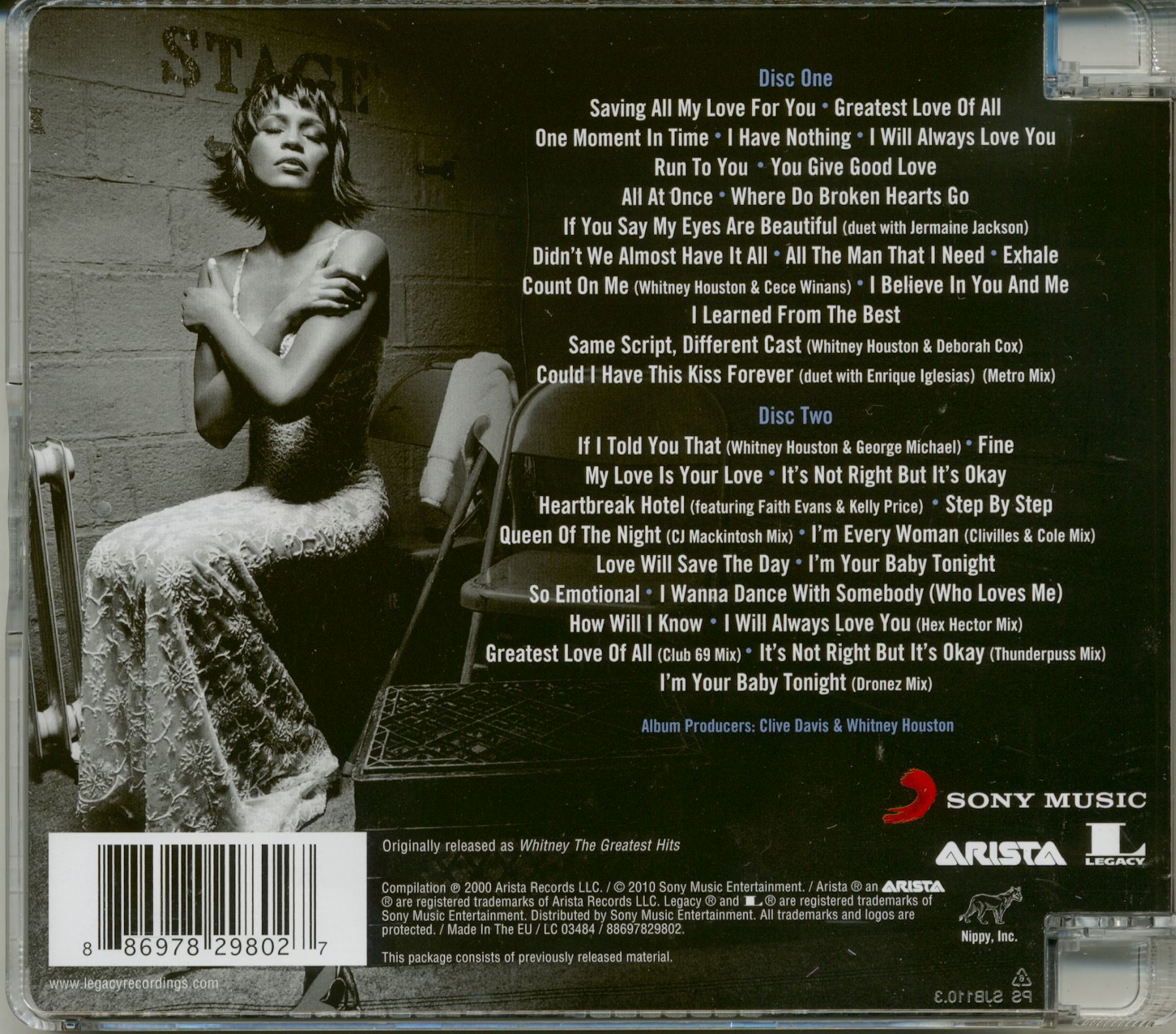 Whitney Houston CD: Houston, Whitney The Essential (2-CD) - Bear Family ...