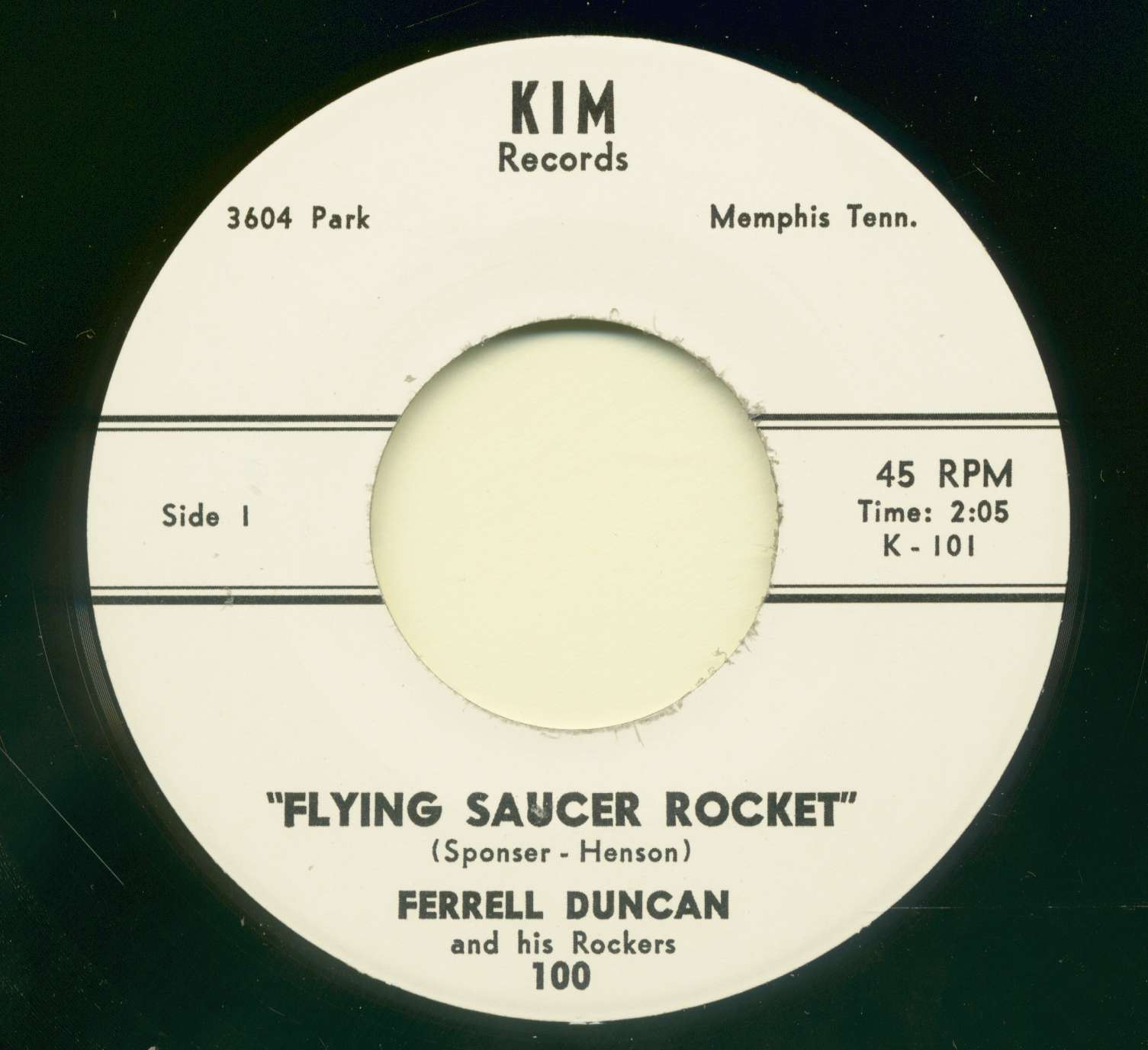 Ferrell Duncan 7inch: Flying Saucer Rocket - Little Suzie (7inch, 45rpm ...