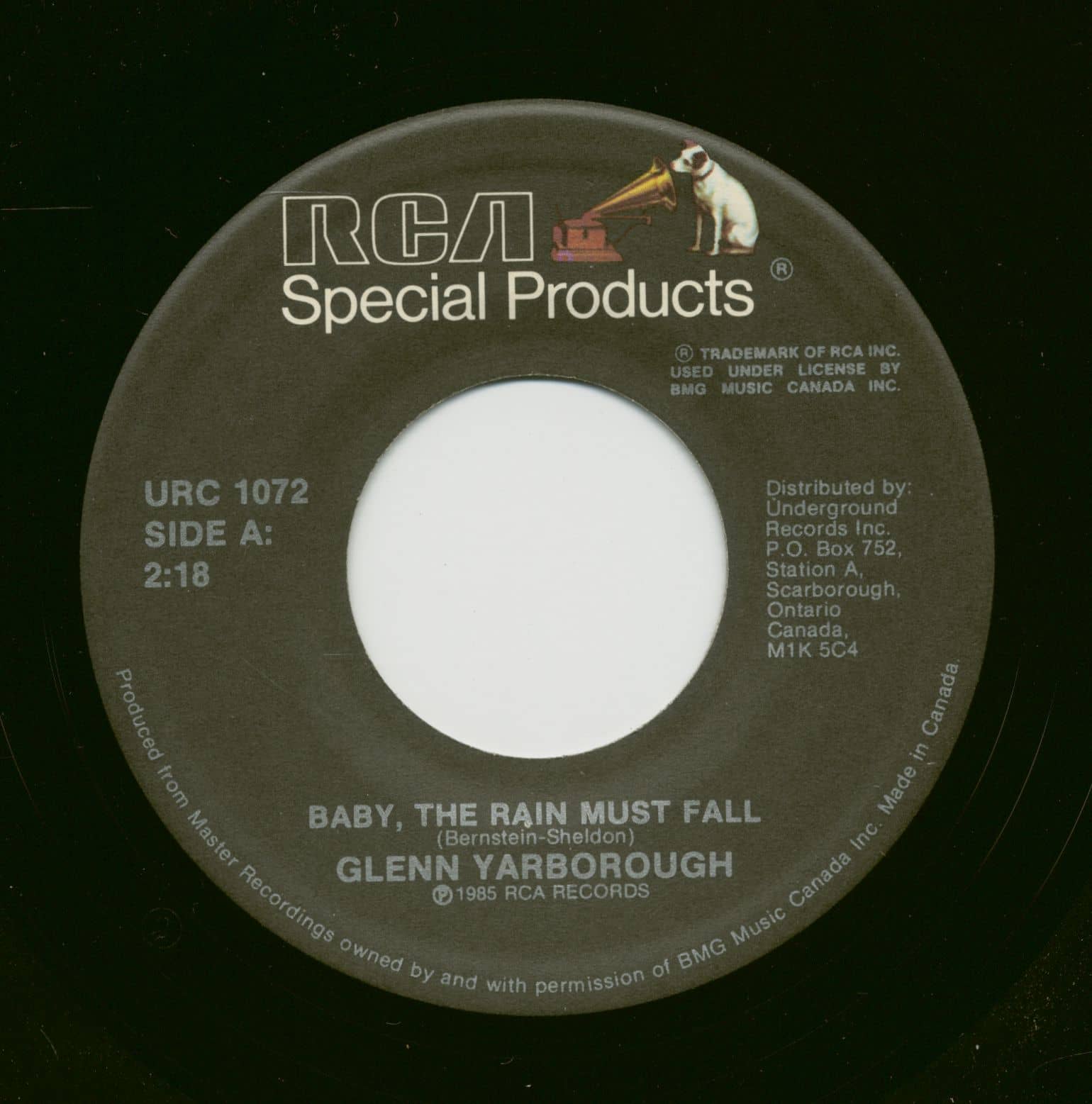 Glenn Yarborough - Connie Smith 7inch: Baby, The Rain Must Fall - Tiny ...