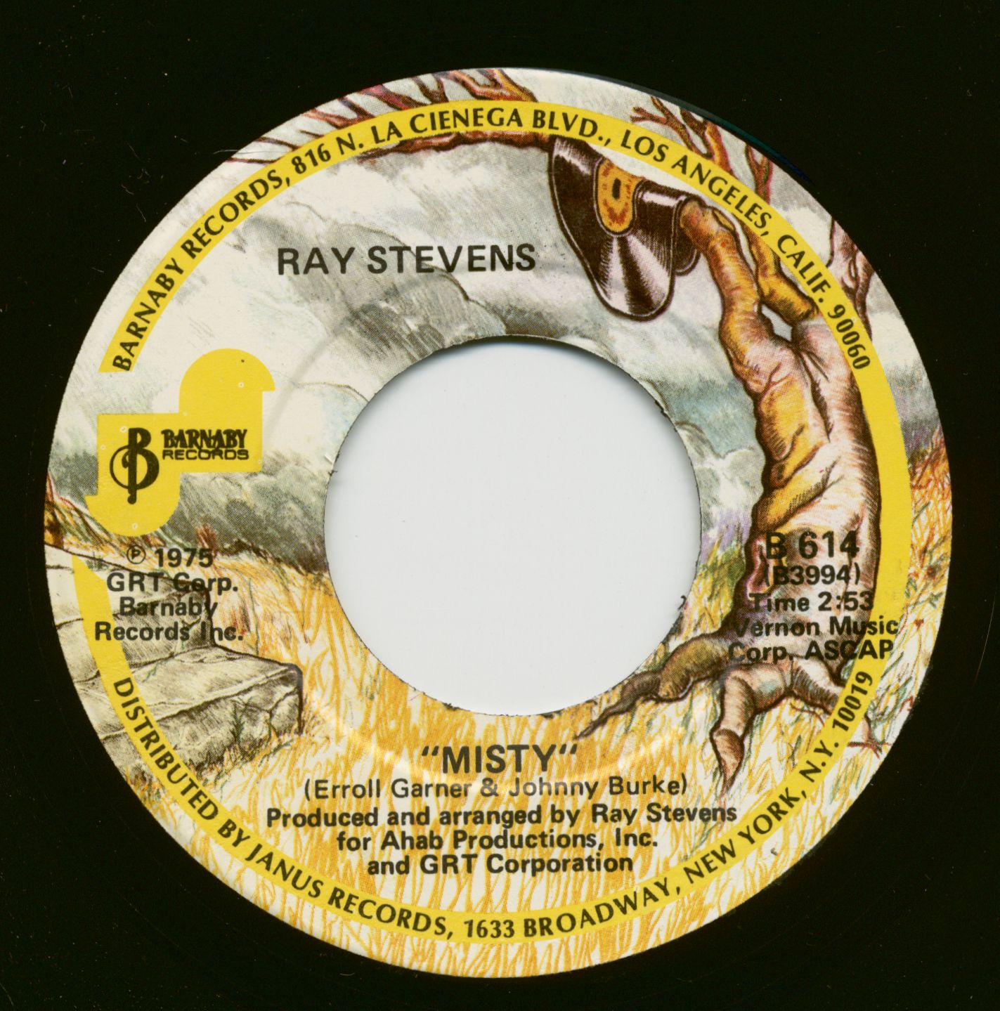 Ray Stevens 7inch: Misty - Sunshine (7inch, 45rpm) - Bear Family Records