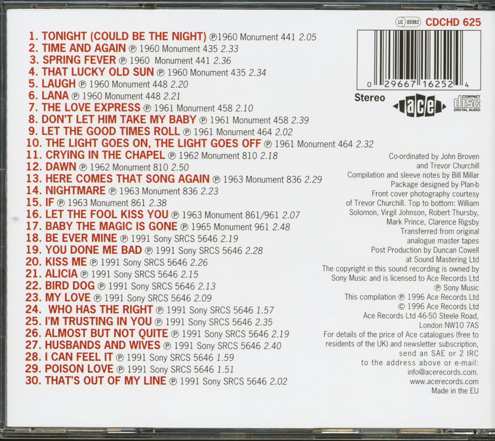 The Velvets CD: The Complete Velvets (CD) - Bear Family Records